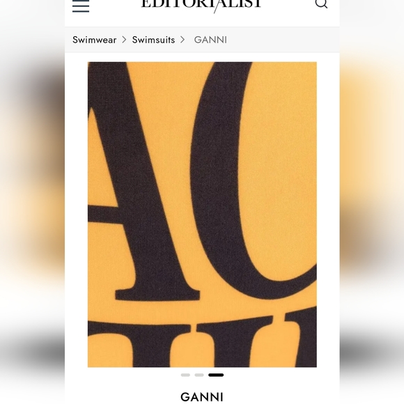 Ganni | Swim | Swimsuit | Poshmark